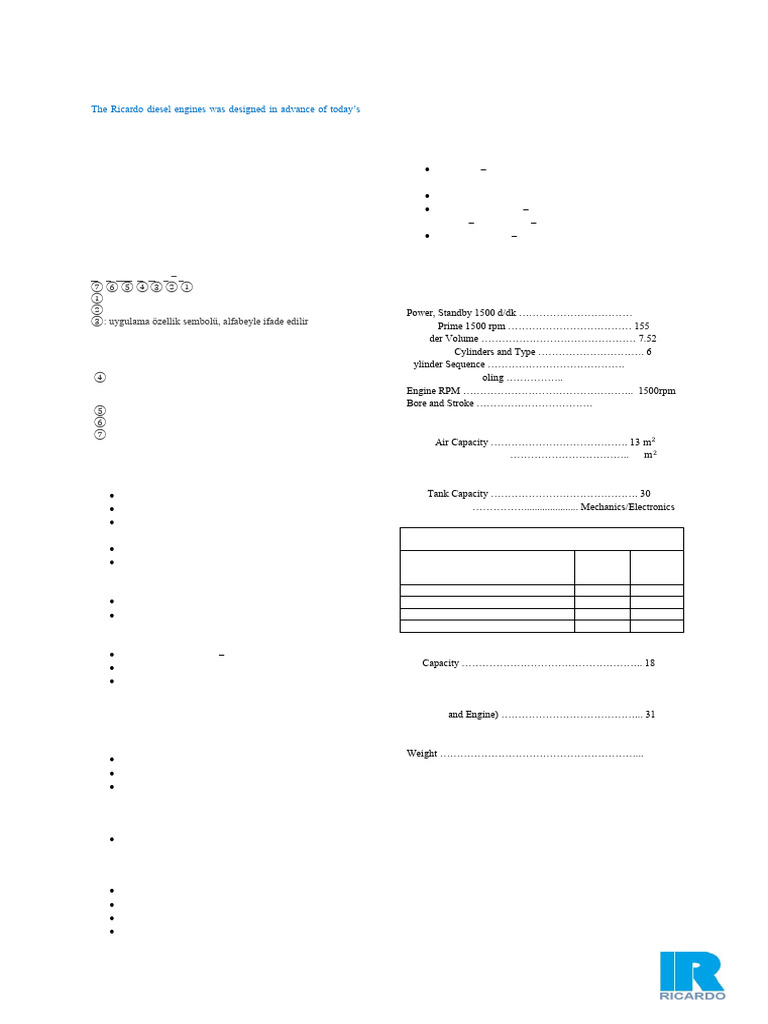 R6113ZLD (155 kWm) | PDF | Engines | Diesel Engine