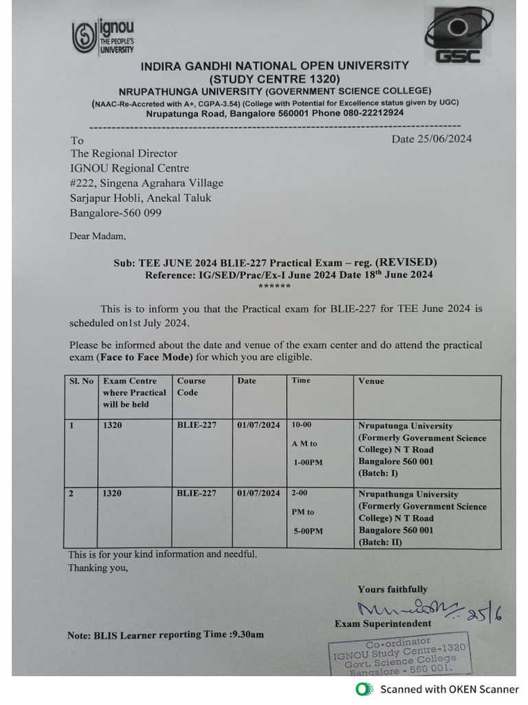 Revised BLIS Practical Exam BLIE227 | PDF