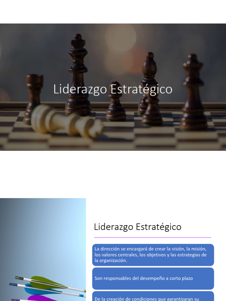 Liderazgo Estratégico: Claves y Proceso | PDF