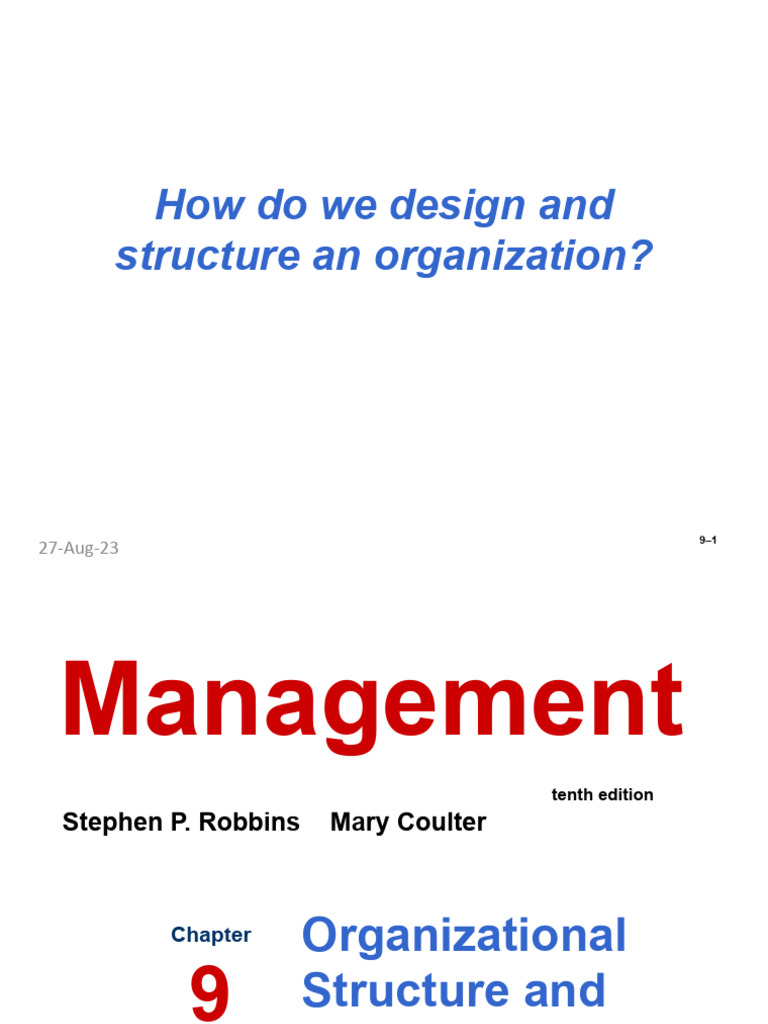 4. Structure & Design | PDF | Organizational Structure | Social Psychology