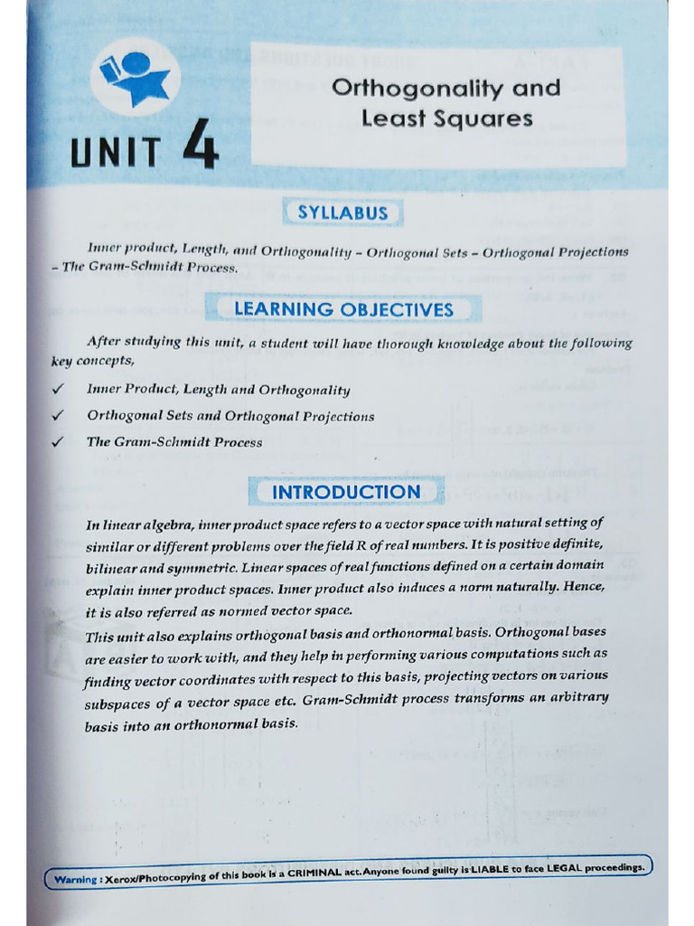 Maths 5th Sem 4th Unit | PDF