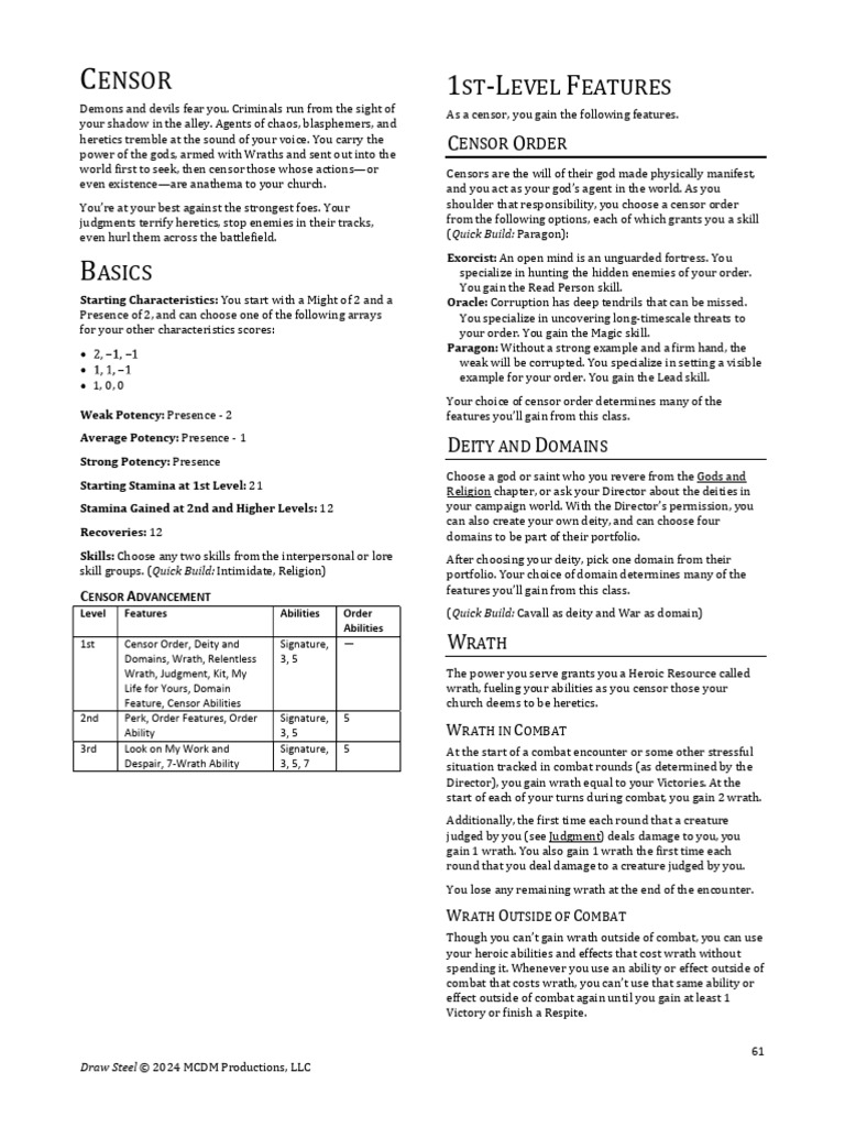 DS4a.Censor | PDF | Deities