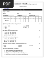Grade 3 Number Patterns Worksheet | PDF