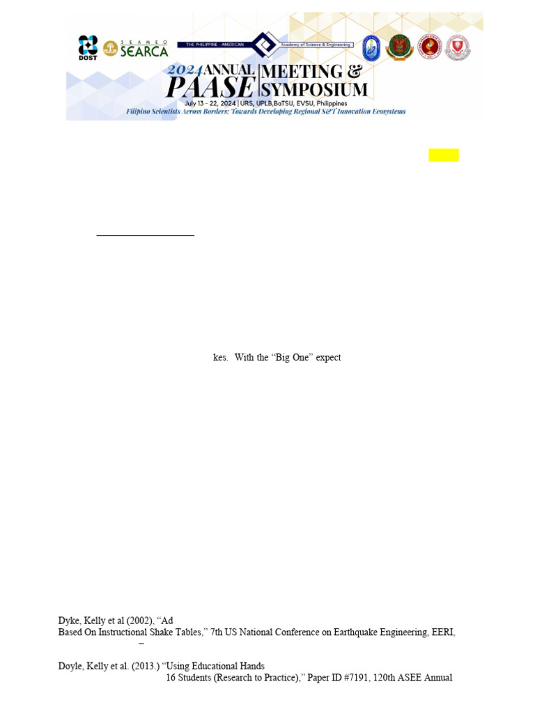 Shake Table Exercises for Engineers | PDF | Earthquake Engineering ...