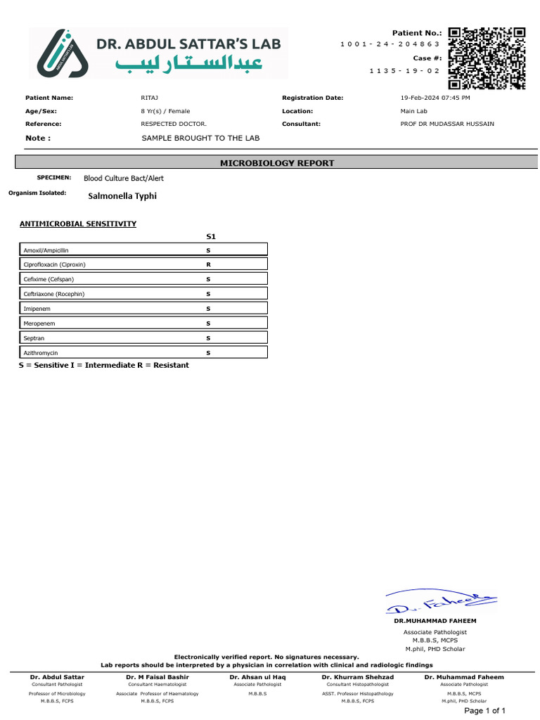 ritaj salmonellla | PDF | Antibiotics | Pathology