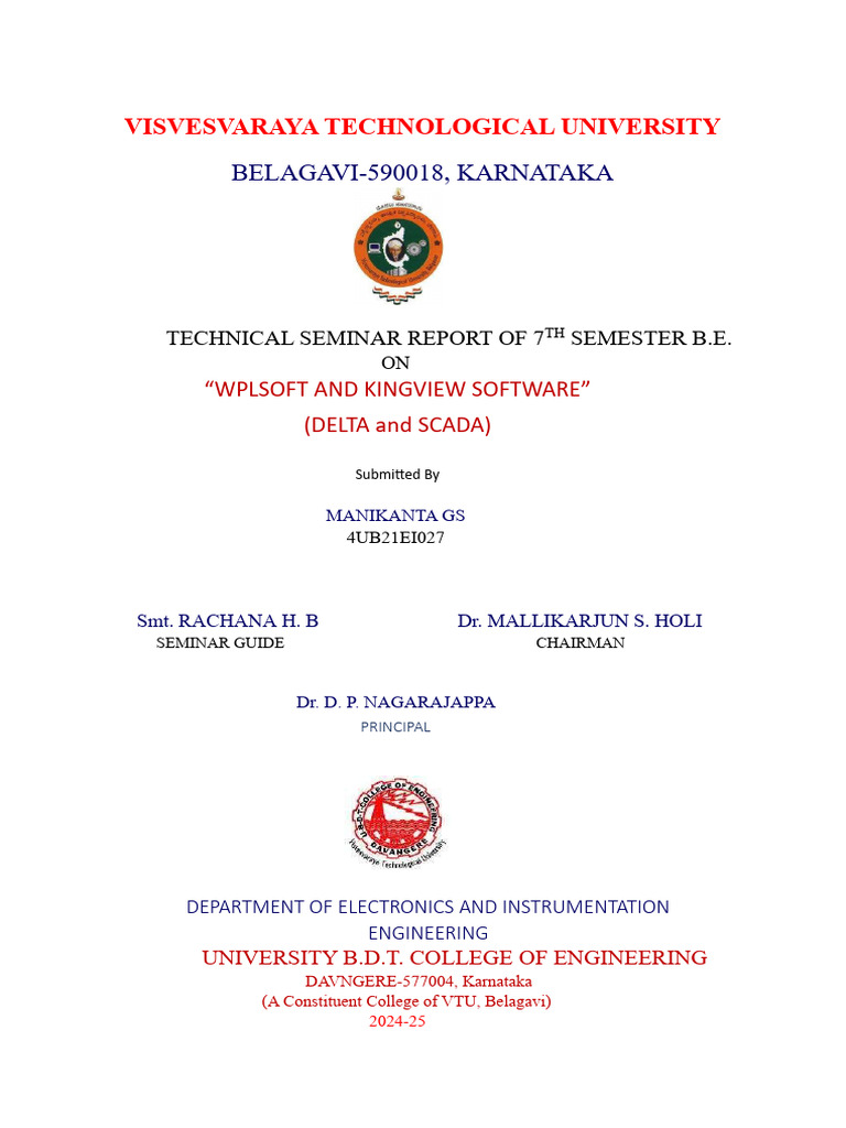 MANIKANTA GS 27 | PDF | Programmable Logic Controller | Scada