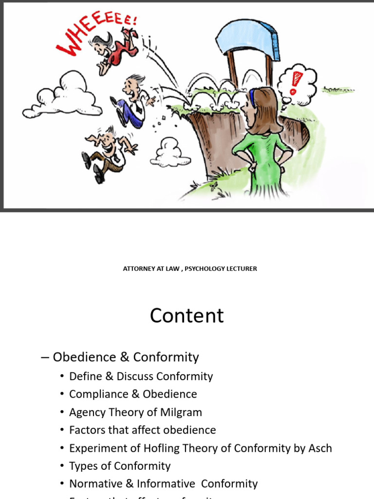 Obedience and Conformity 66384aa12e8b7 | PDF | Conformity | Obedience ...