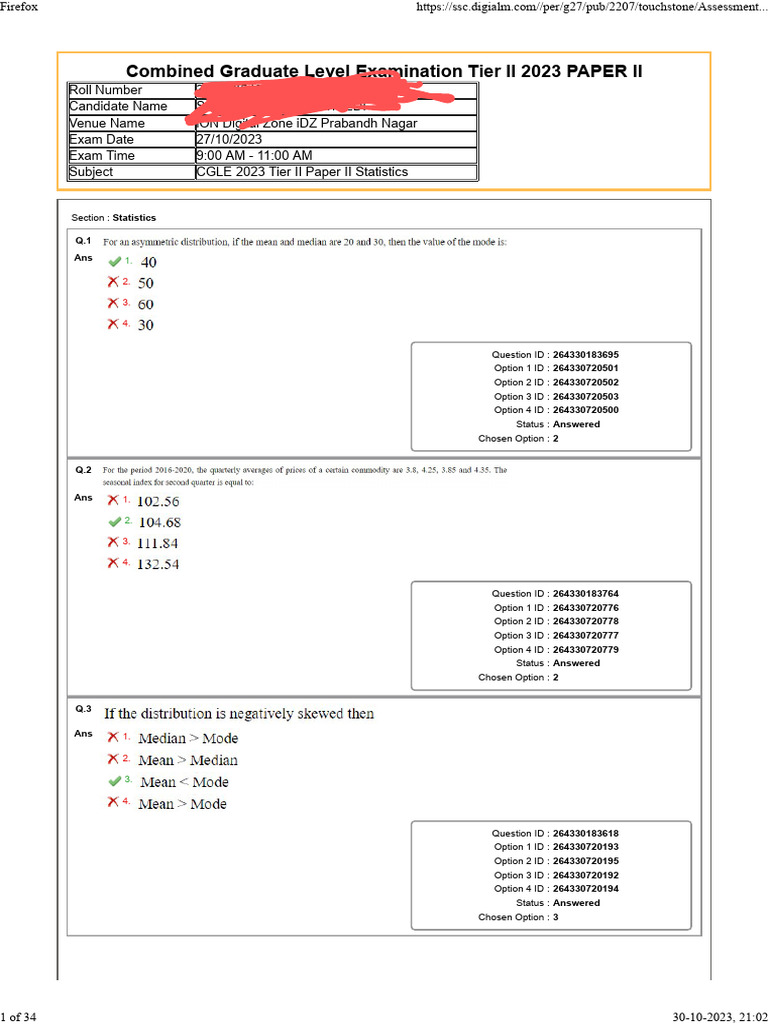 Jso 2023 Paper | PDF