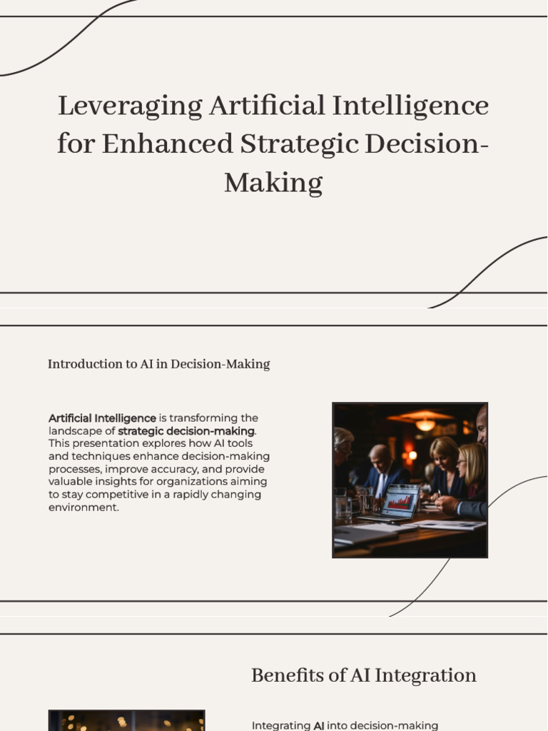 Slidesgo Leveraging Artificial Intelligence For Enhanced Strategic Decision Making ...