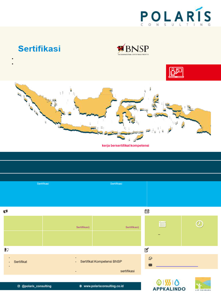 Pelatihan & Sertifikasi BNSP Online untuk PPPA & POPA | PDF