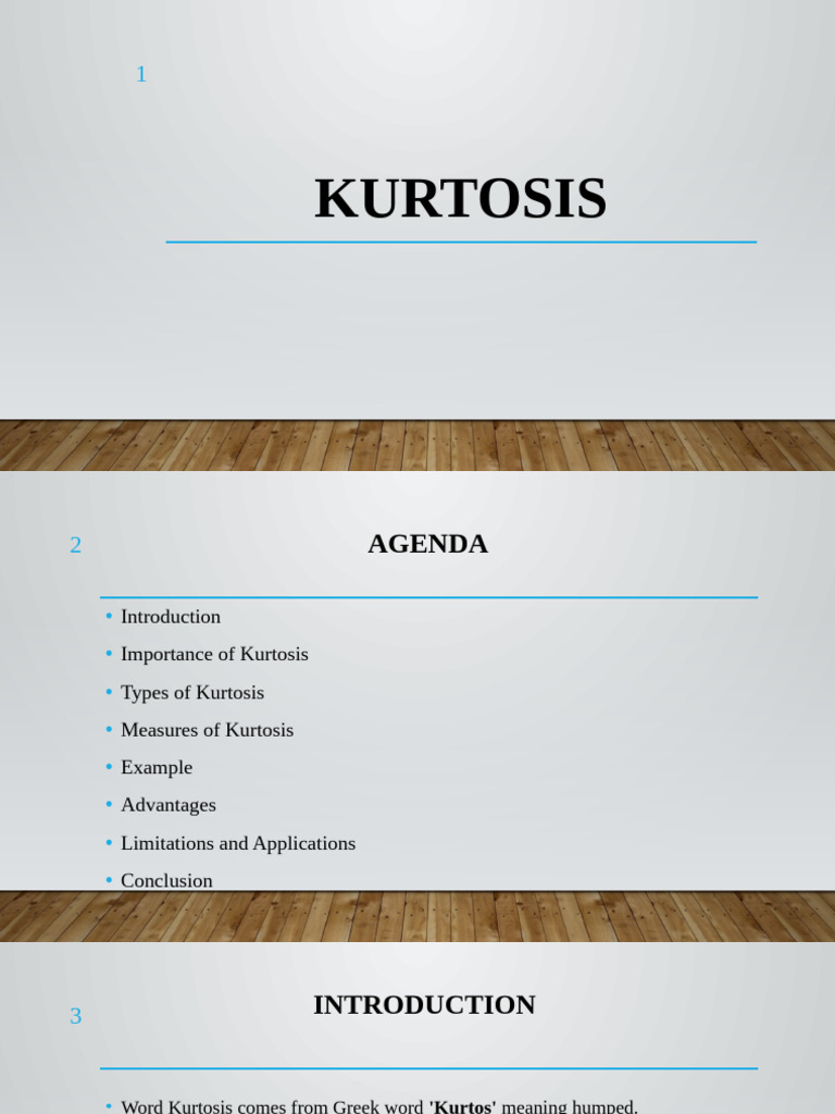 KURTOSIS | PDF | Probability Theory | Statistical Theory