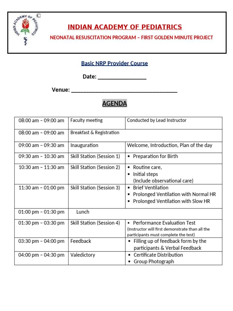 F1 - Basic NRP Model Agenda | PDF