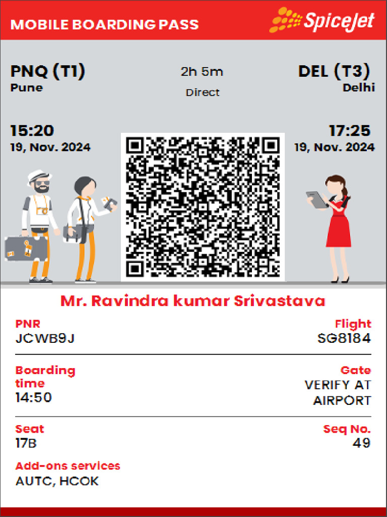 Boardingpass JCWB9J PNQDEL | PDF