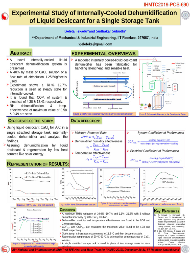 Poster-Template IHMTC2019 | PDF | Physical Chemistry | Building Engineering