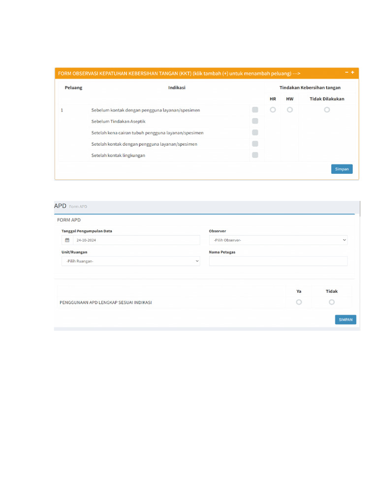 Formulir KKT, APD | PDF