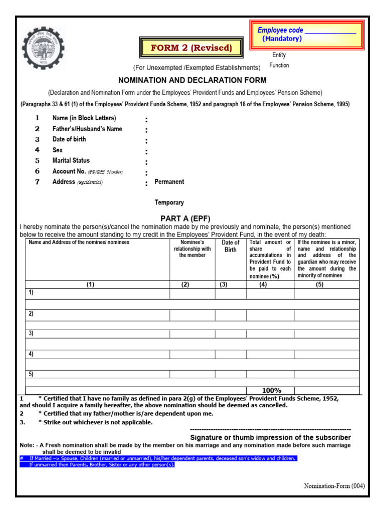 ONBForm_2Designed | PDF | Social Institutions