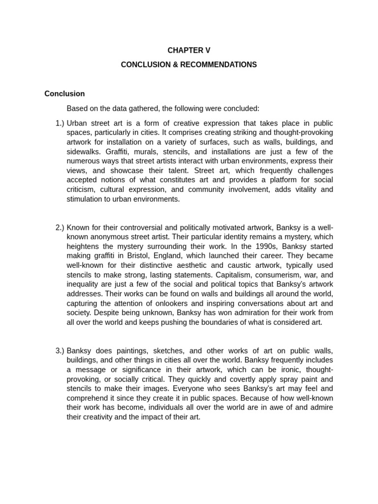 CHAPTER V - BANKSY | PDF | Street Art
