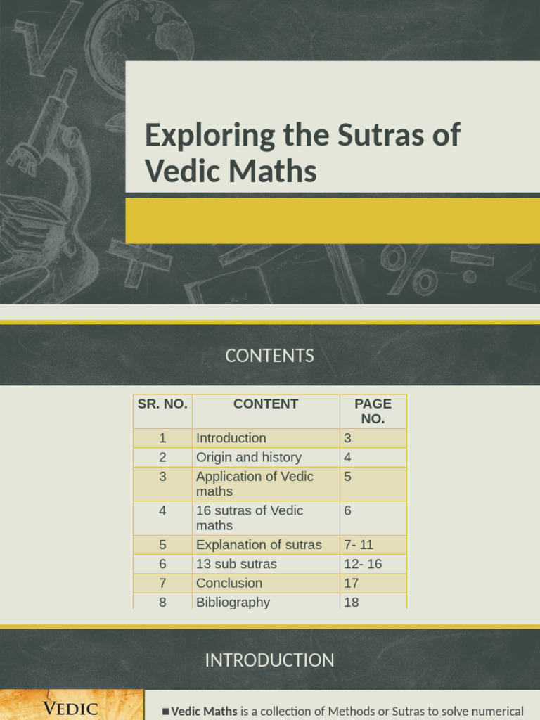 Exploring the Sutras of Vedic Maths (1) | PDF | Mathematics | Numbers