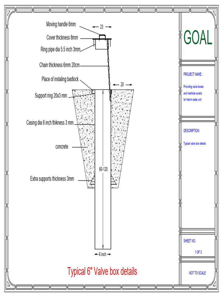 Drawings For Manhole Covers and Valve Boxes | PDF