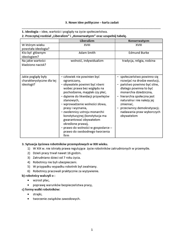 sp7 1d 3n Nowe Ideologie | PDF