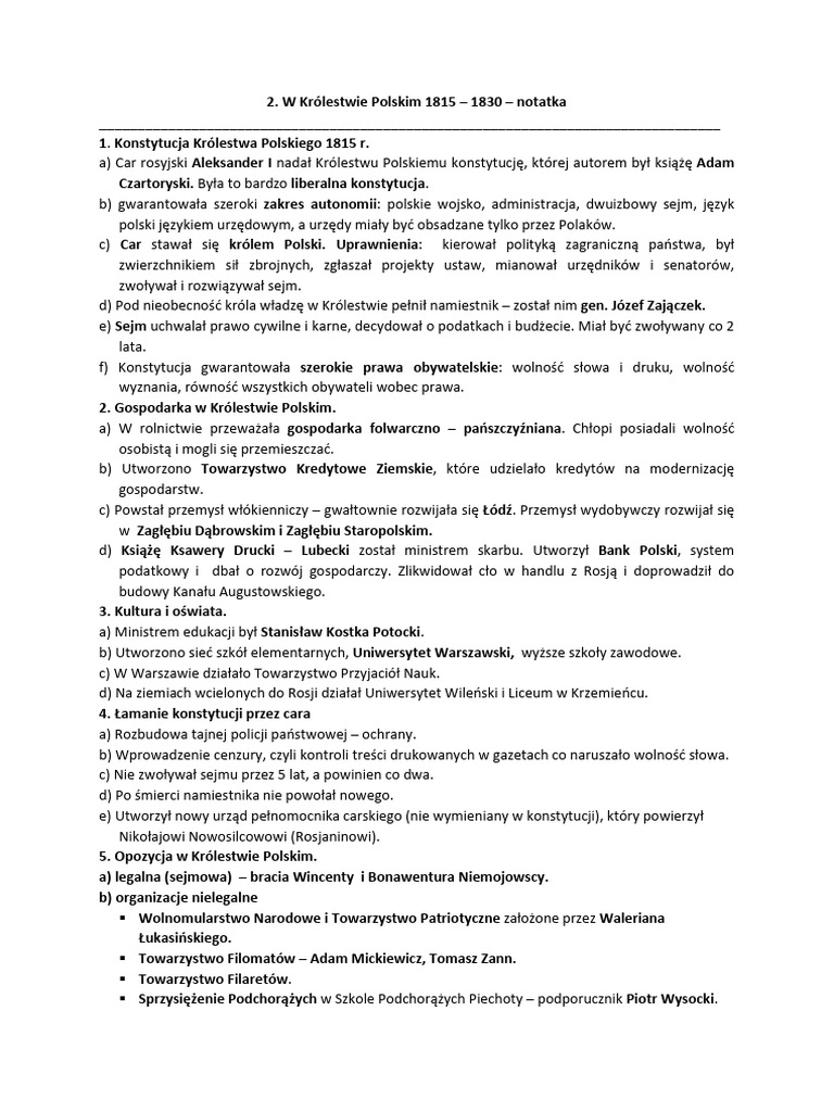 sp7 2d 2n Krolestwo Polskie | PDF