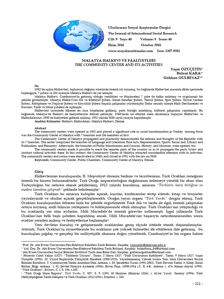 The Community Center and Its Activities | PDF