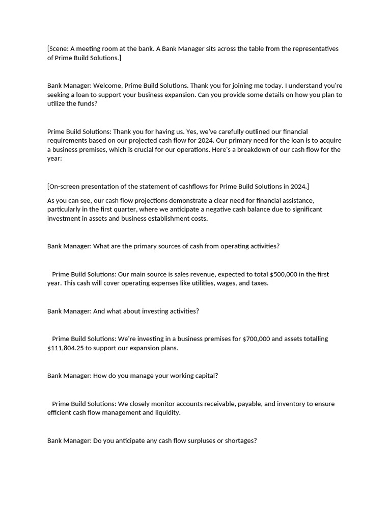 Script For Bank Loan Application | PDF | Mortgages | Banks