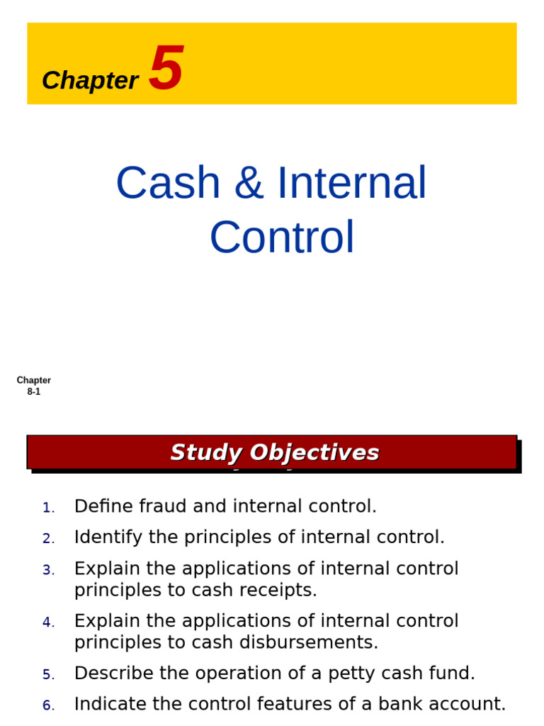 Chapter 5 - Cash & Internal Control | PDF | Internal Control ...
