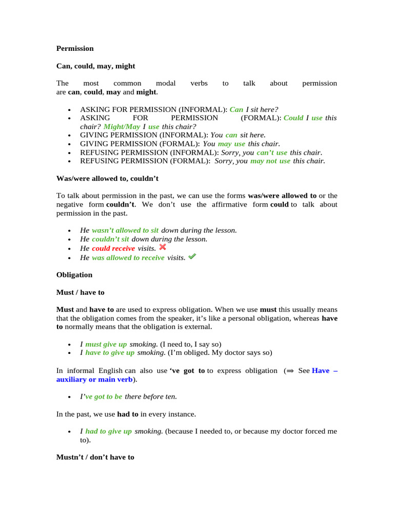 Modal Verbs- BEGINNER | PDF | Linguistic Typology | Syntax