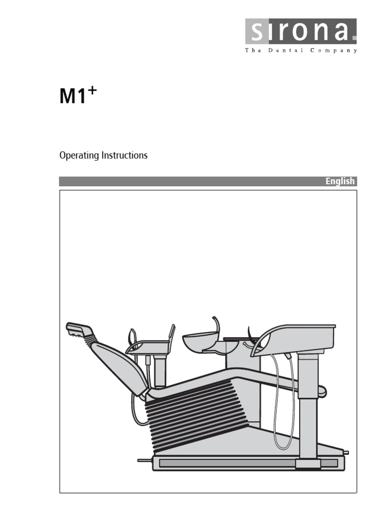 Sirona M1 Treament Center Operating Instructions | PDF | Electromagnetic Compatibility ...