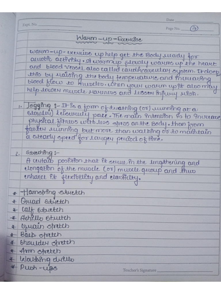 PE Record Notes | PDF