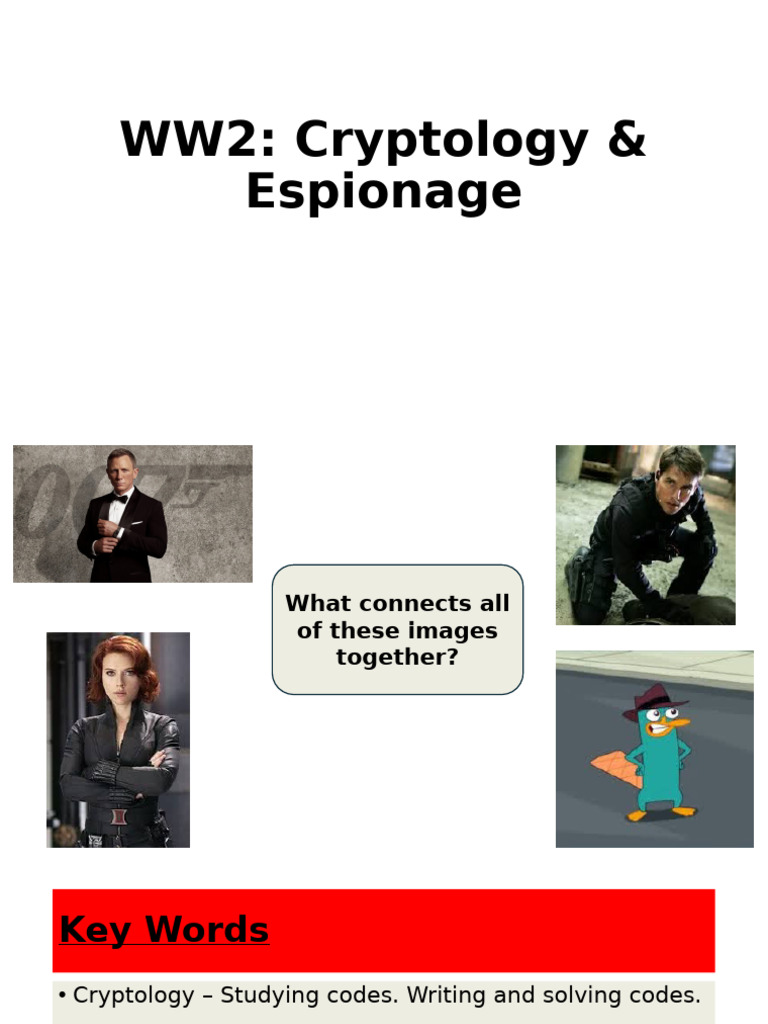 WW2 Cryptology and Espionage | PDF | Bletchley Park | Espionage