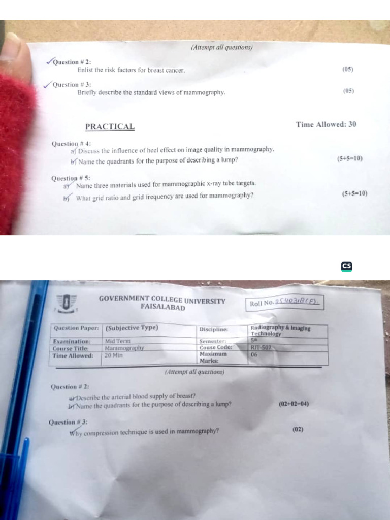 RIT 5th Past Papers by NR | PDF