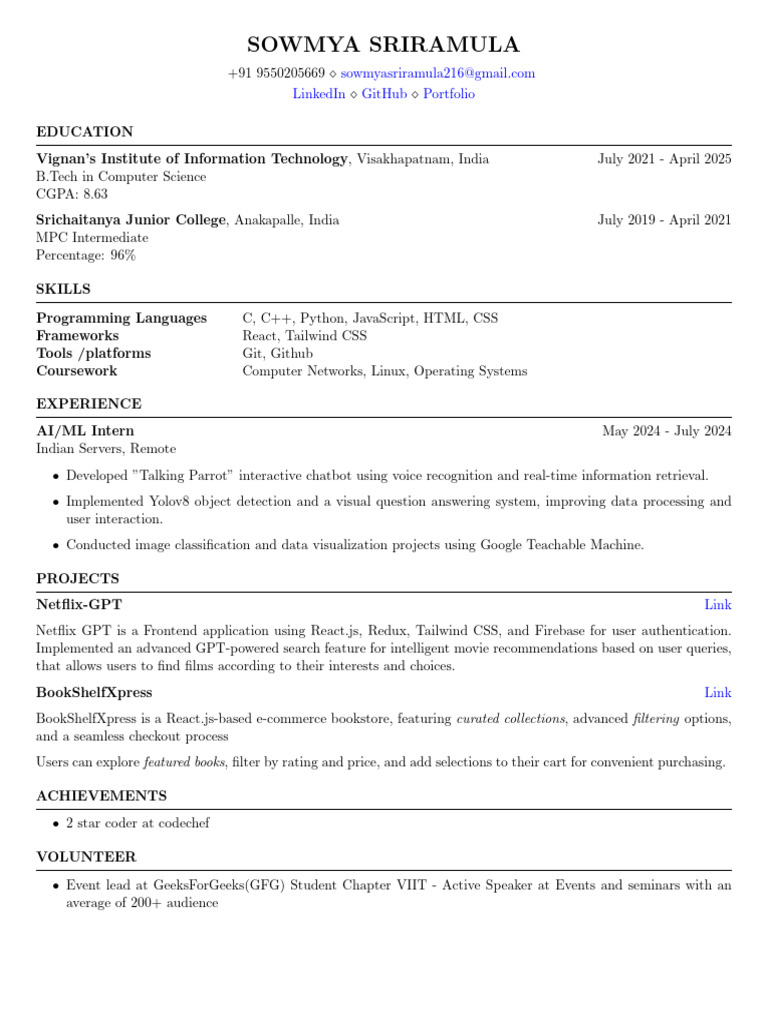 Share Sowmya Overleaf | PDF