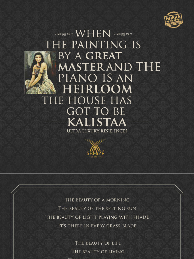 Kalistaa Brochure-Changed | PDF