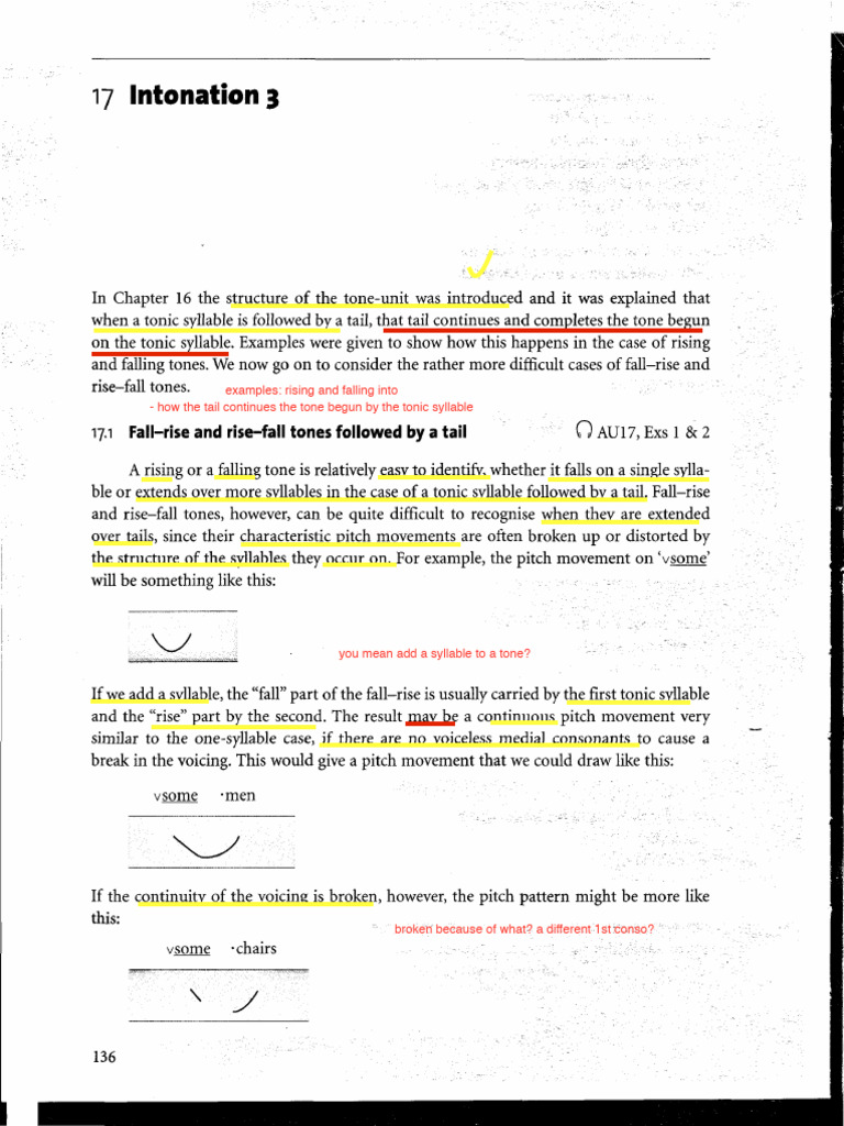 Intonation 3 - Peter Roach - Chapter 17 | PDF | Stress (Linguistics) | Tone (Linguistics)