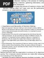 Decision Making Notes (Complete) | PDF | Decision Making | Brainstorming
