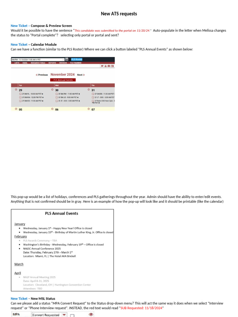 New ATS requests | PDF | Software | Computing