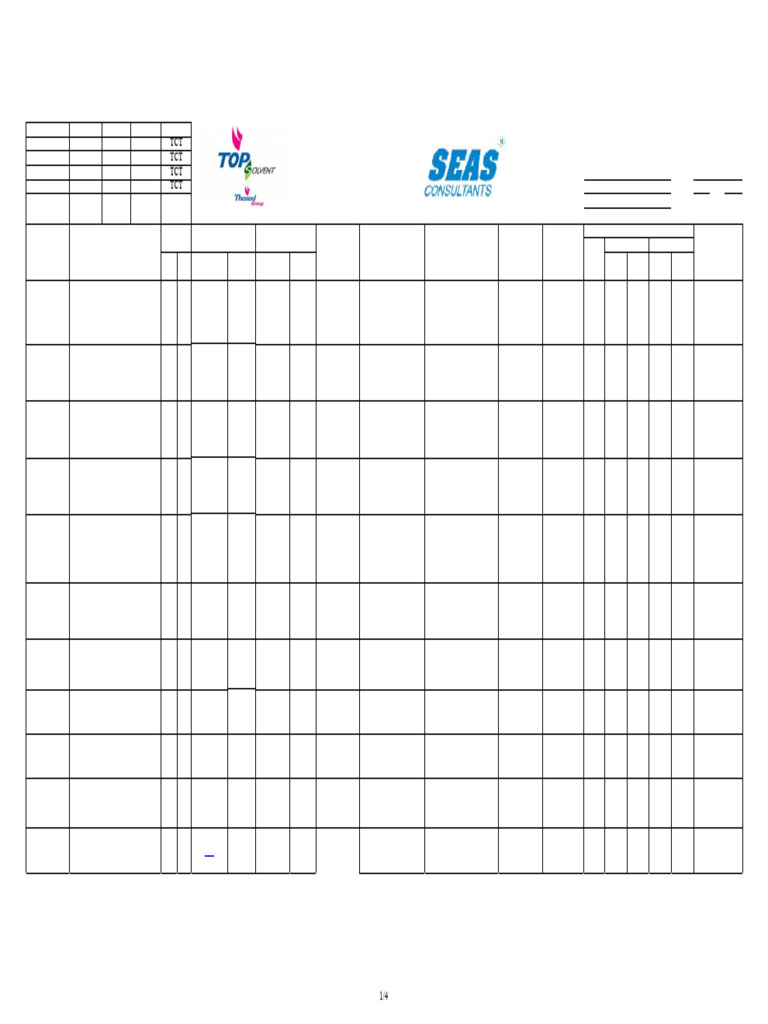 PR-Process Equipment List | PDF | Pump | Hydrocarbons