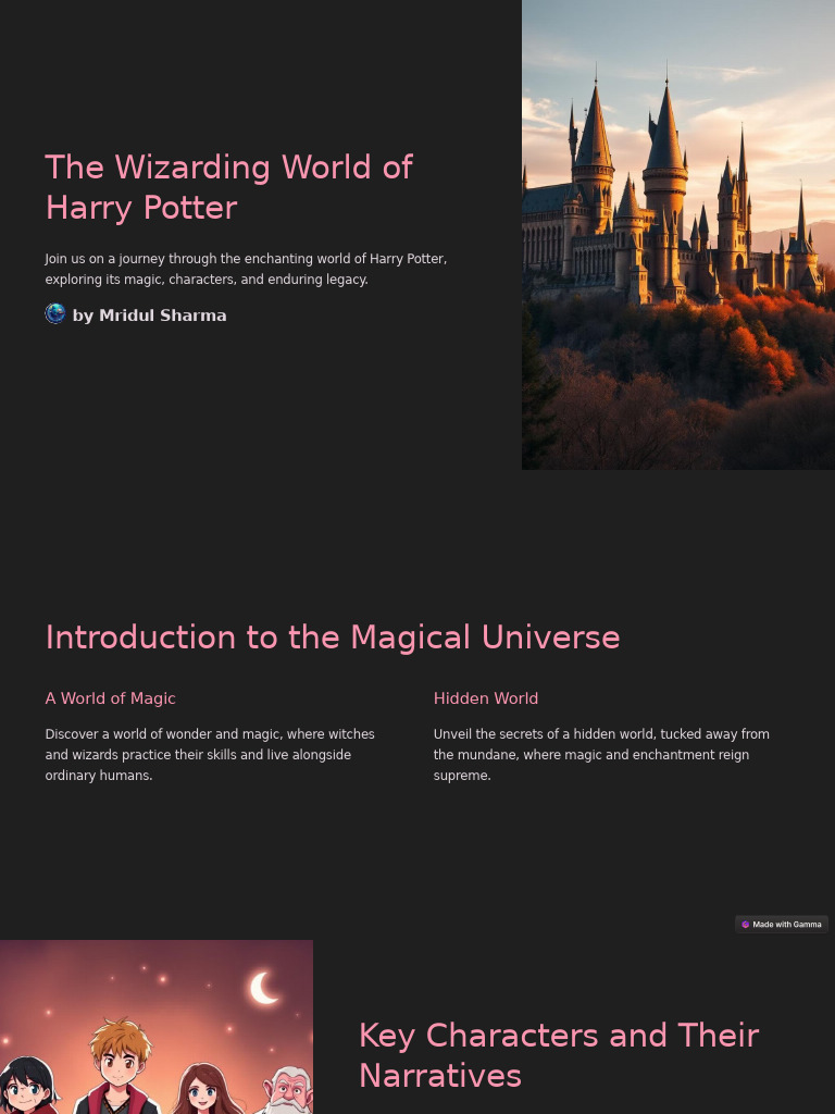 Harry Potter's Magical World Guide | PDF | Harry Potter | Contemporary ...