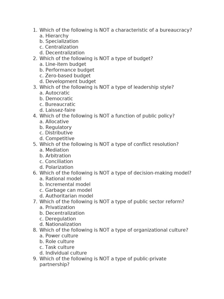 Management Exit Exam Questions and Answers PDF in 2023 | PDF ...