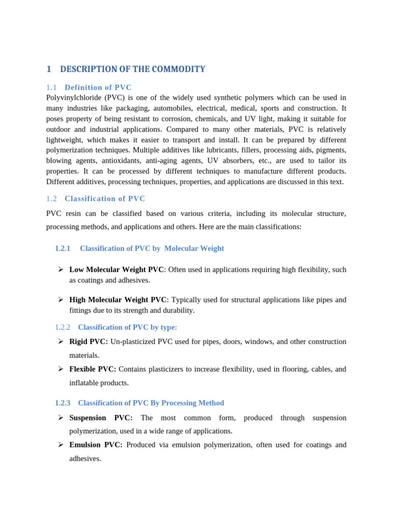 pvc | PDF | Polyvinyl Chloride | Polymerization