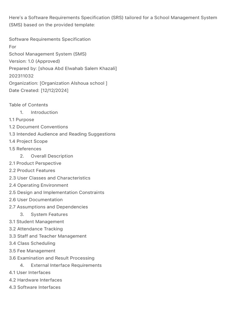 SRS Management School | PDF | Computing | Information Technology