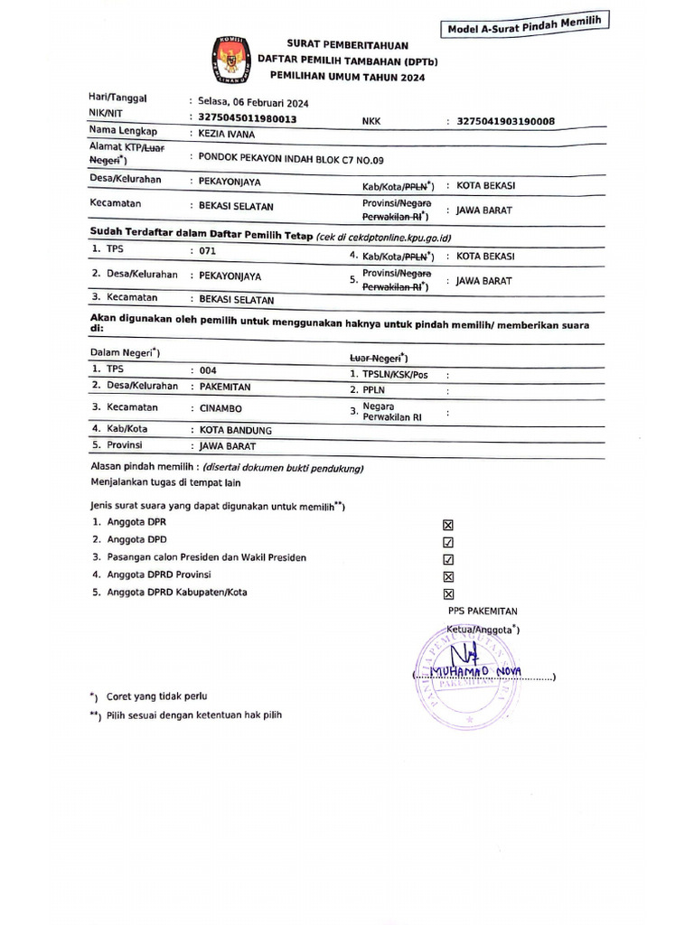 DPTB (Kezia Ivana) | PDF