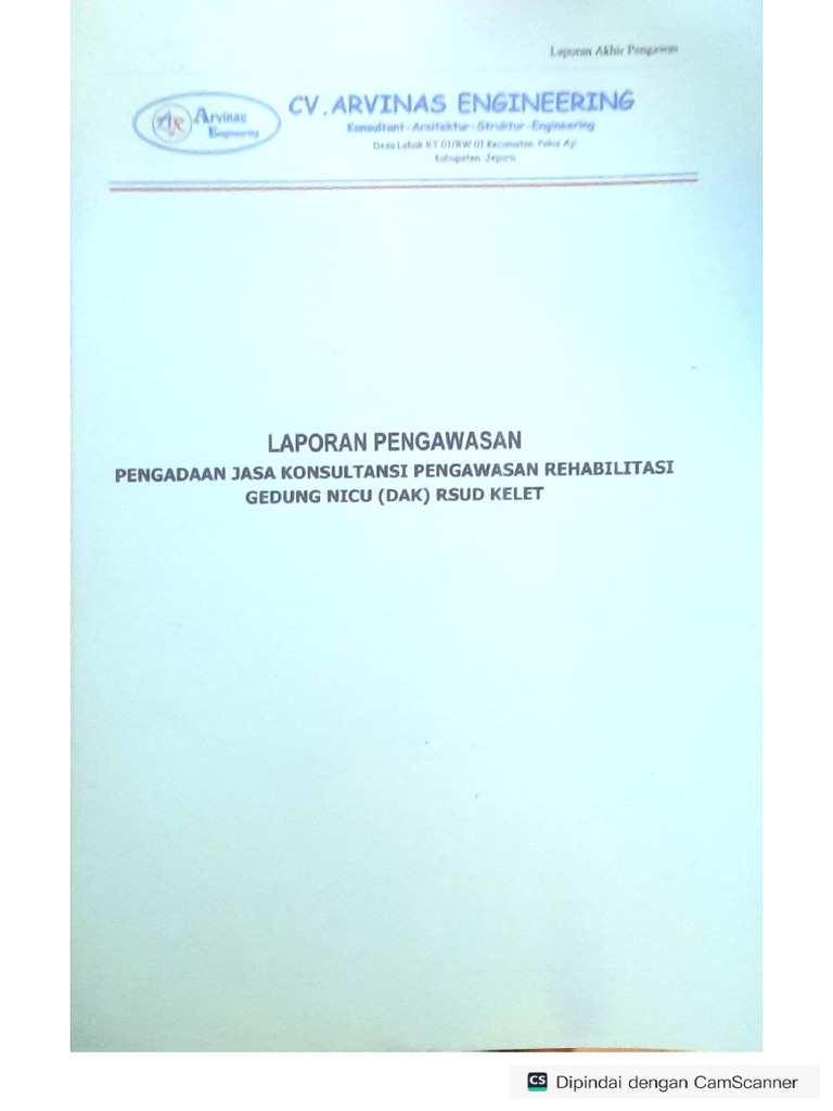 laporan_pengawasan_pengadaan_gedung_nicu_(dak)_rsud_kelet_tahun_2022_1694751981 | PDF
