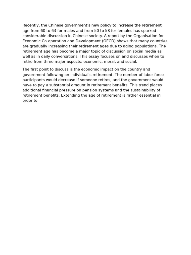 Draft For The Age Essay | PDF
