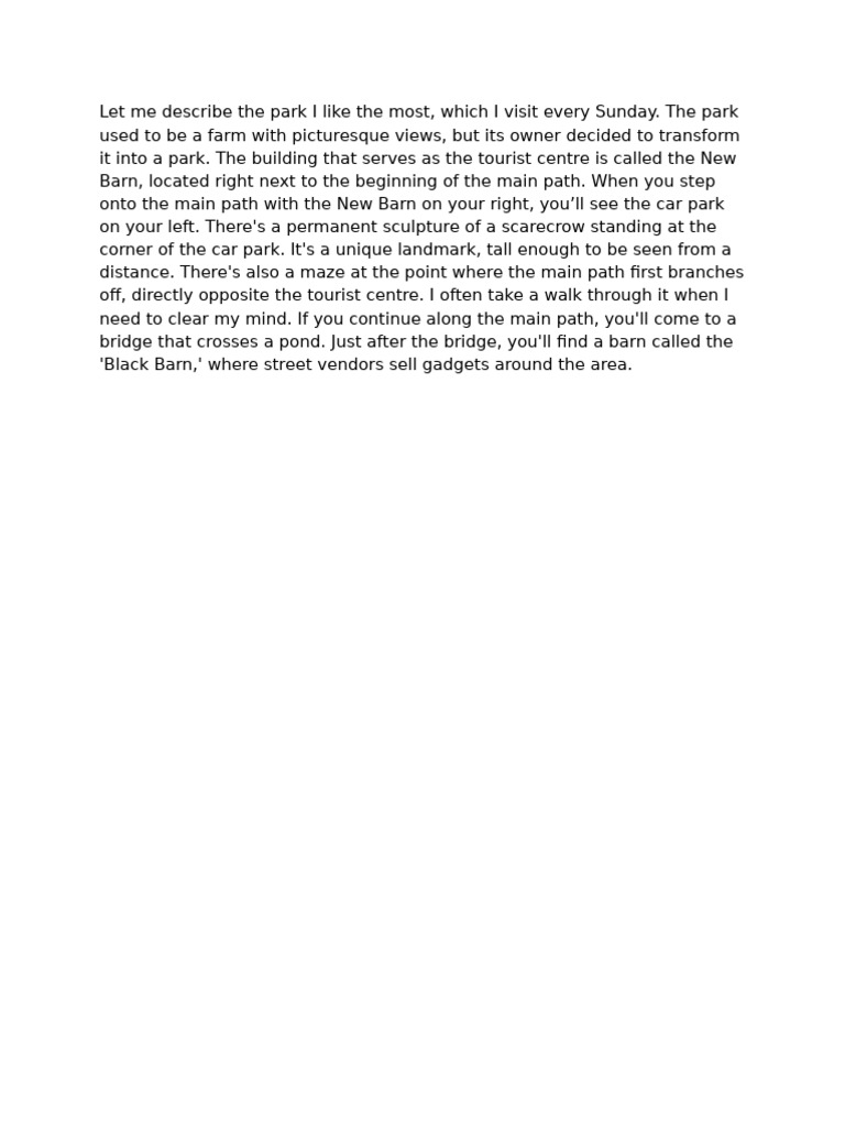 Ielts Speaking Park Pdf