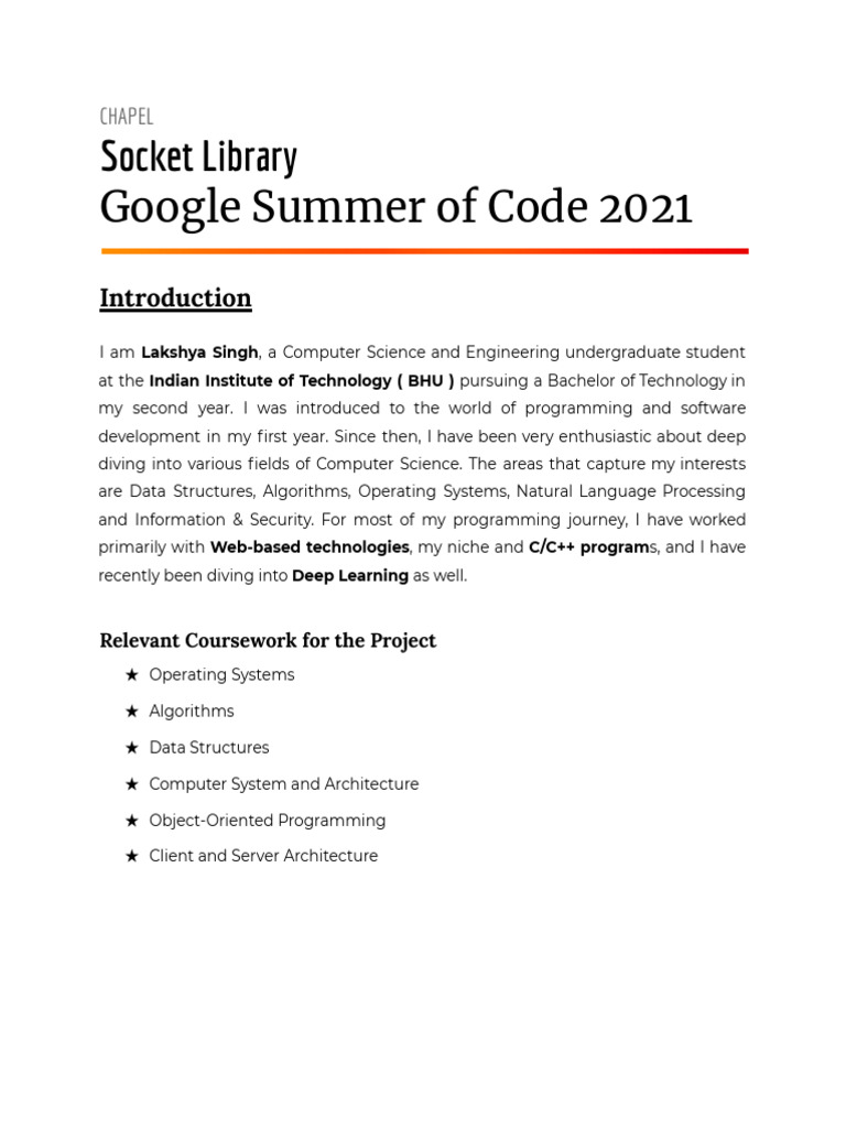Chapel Lang - 2021 - Lakshya Singh | PDF | Network Socket | Port (Computer Networking)