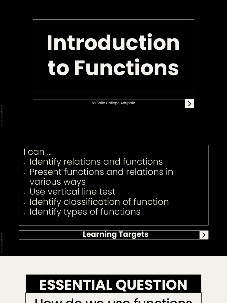 1.introduction To Functions 2425 | PDF | Function (Mathematics) | Abstract Algebra