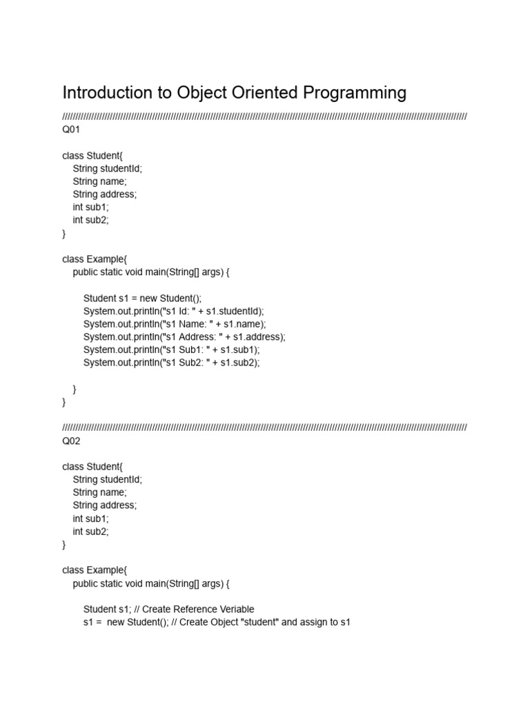 Gdse 71 Object Oriented Programming Pdf Length Constructor Object Oriented Programming 9570